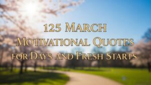March Motivational Quotes for Days and Fresh Starts - IDreamedThis