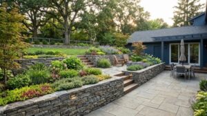 15 Beautiful Backyards With Retaining Walls Ideas - IDreamedThis